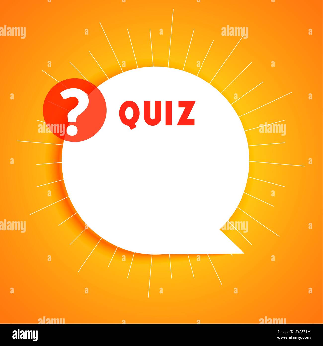 FAQ query sign background with empty chat box design vector Stock ...