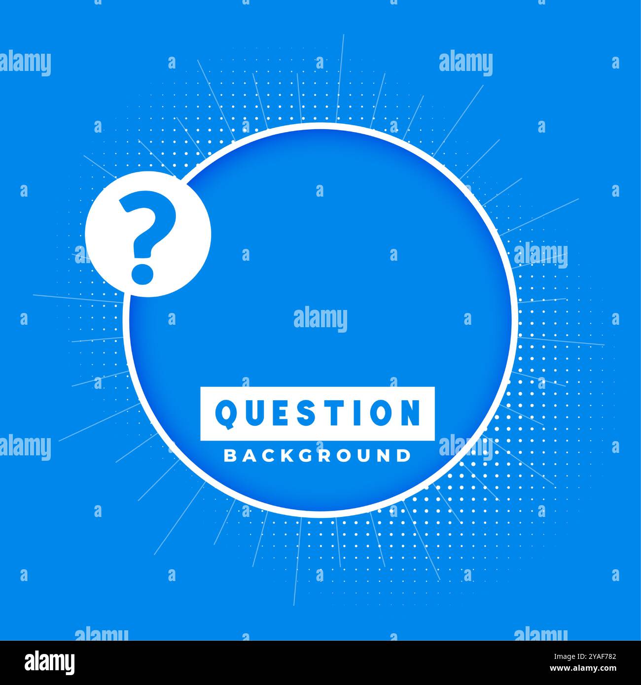 creative question mark symbol blue background for guidance or support ...