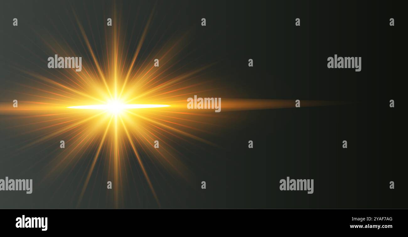 abstract and shiny solar radiance dark background with light effect ...