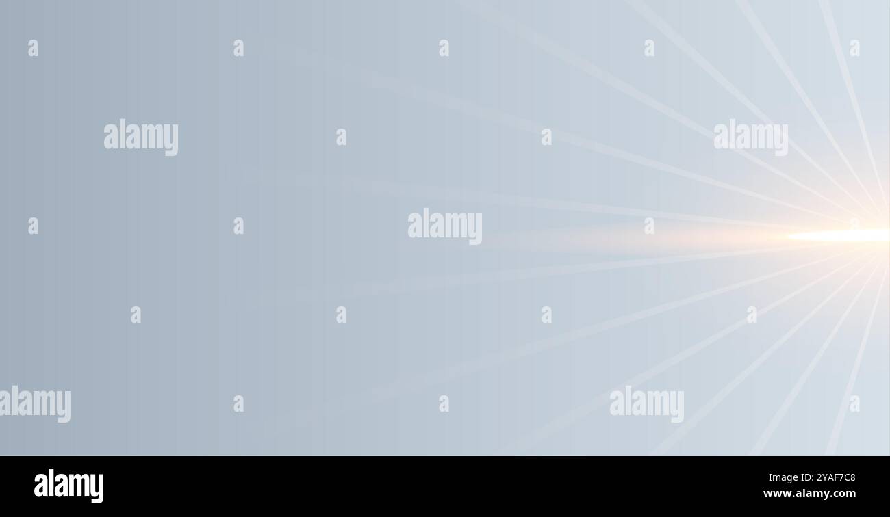 abstract and clean grey backdrop with glowing sun flare effect vector ...