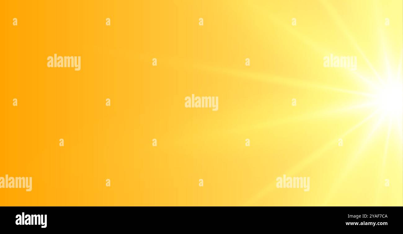 abstract glowing stardust yellow background with solar motion vector ...