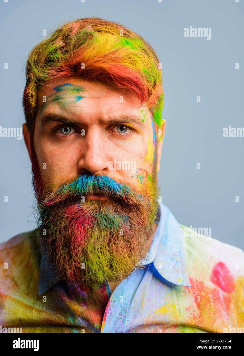 Portrait serious male builder beard hi-res stock photography and images ...