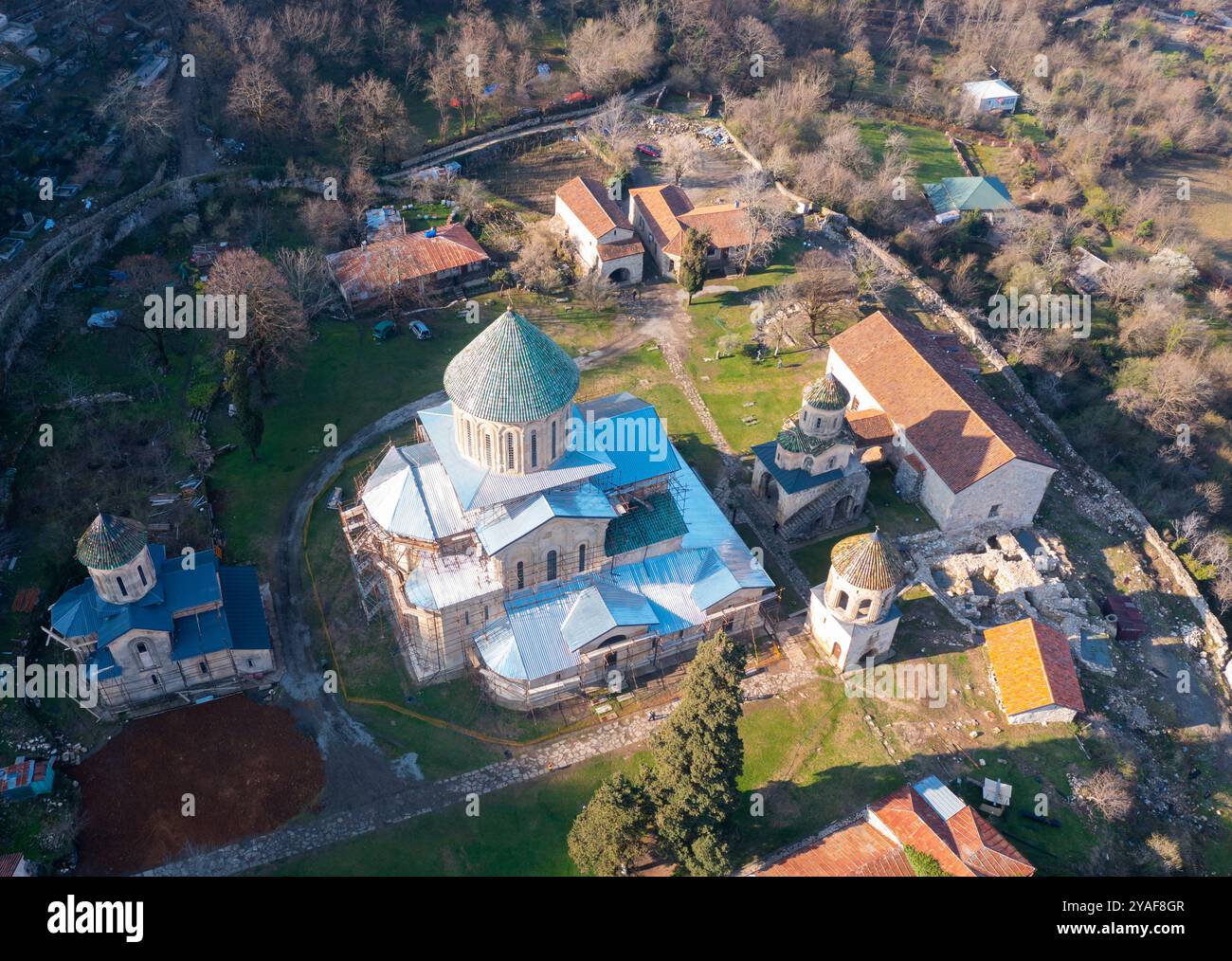 Aerial view of Gelati monastery near Kutaisi, Georgia Stock Photo - Alamy