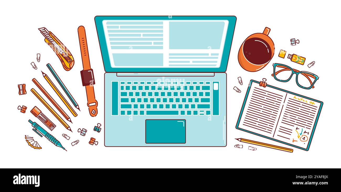 2000s laptop Stock Vector Images - Alamy