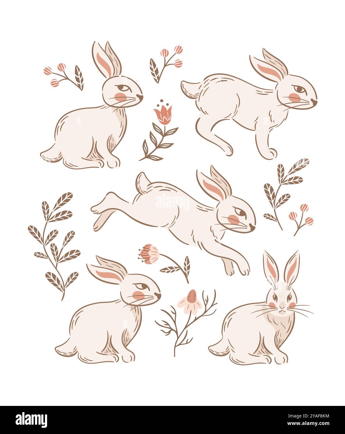 Scandinavian folk style Cut Out Stock Images & Pictures - Alamy