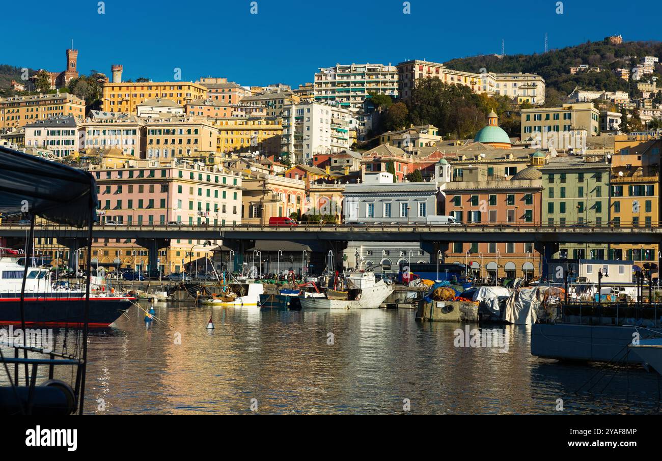 Old Port of Genoa Stock Photo - Alamy