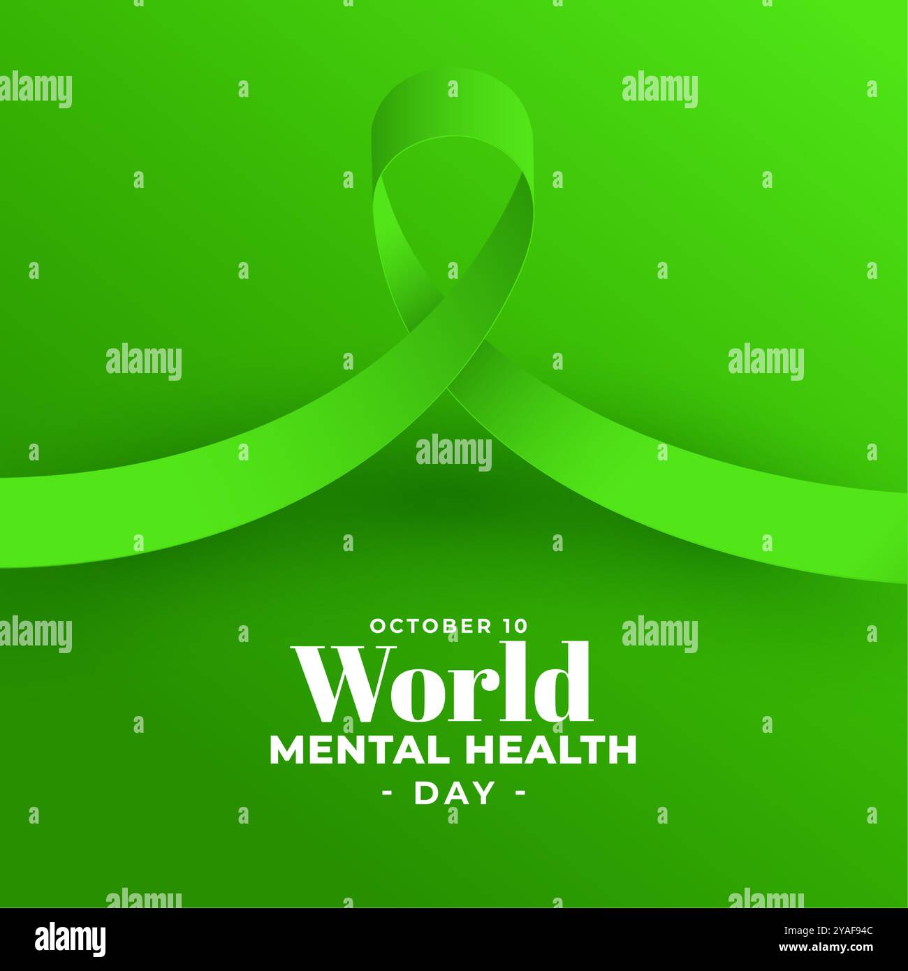 Green international stress awareness Stock Vector Images - Alamy
