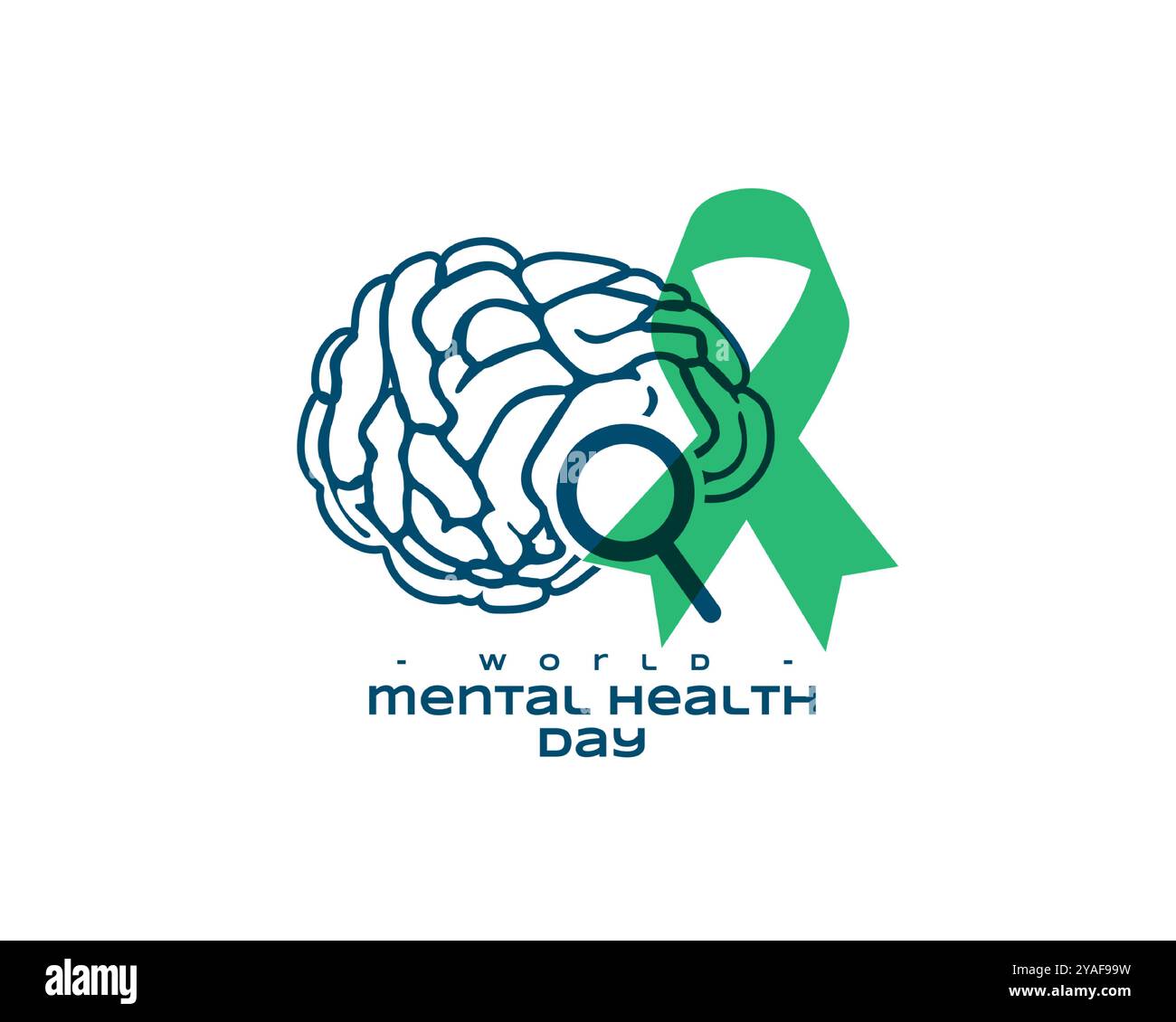 international mental health day campaign background for medical care ...
