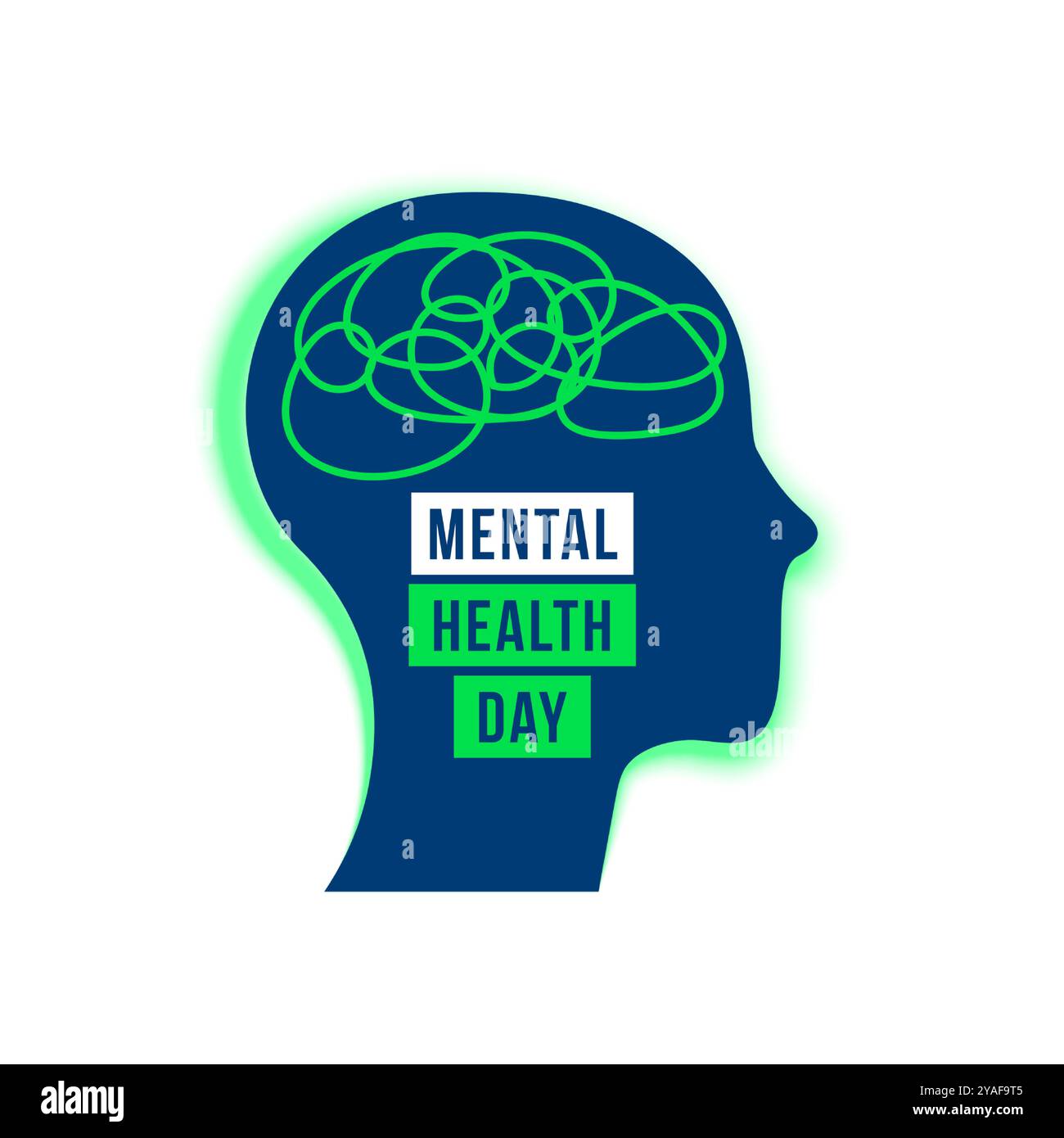 10th october world mental health day poster for global campaign vector ...