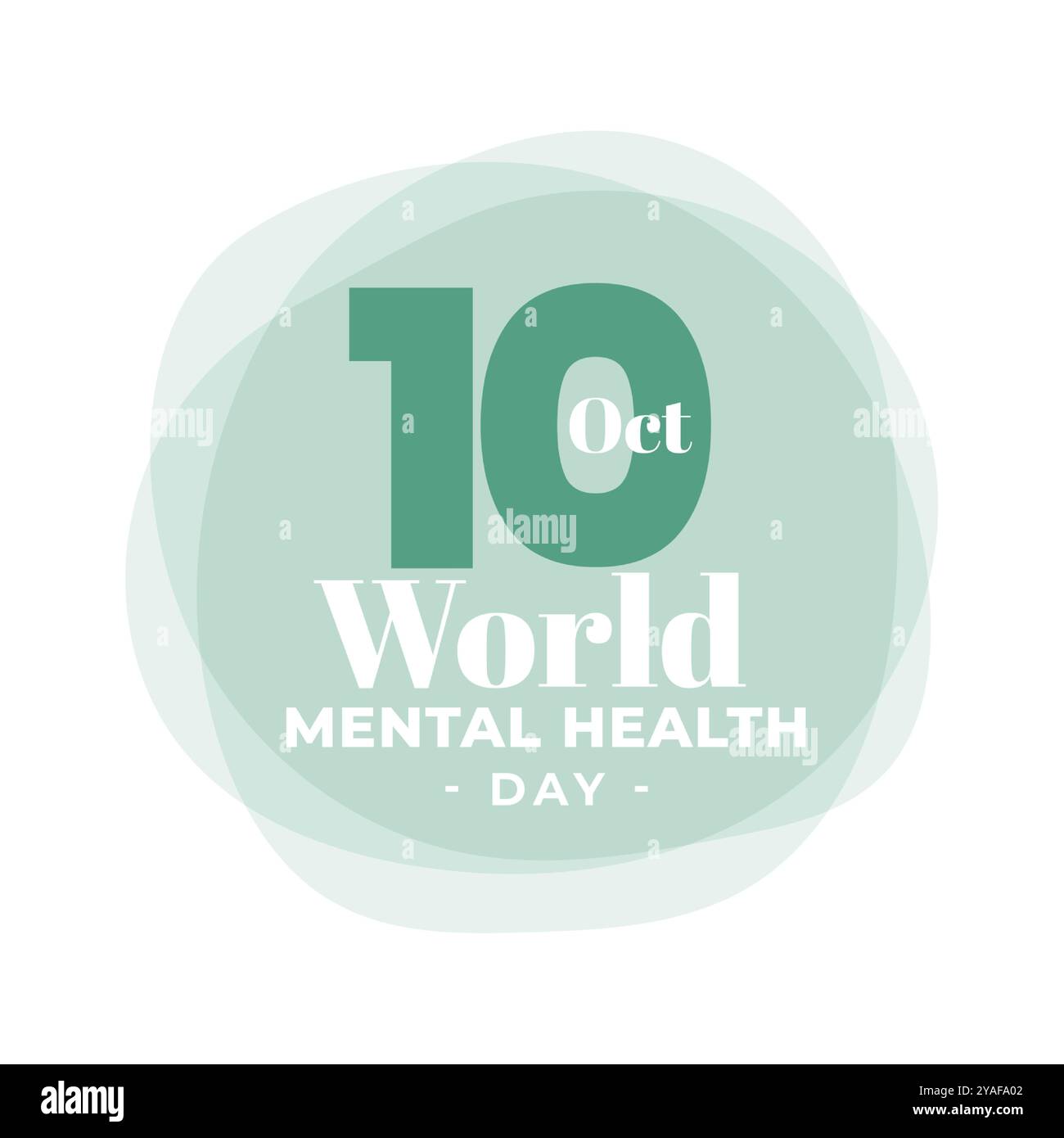 10th october world mental health day concept background design vector Stock Vector Image & Art ...