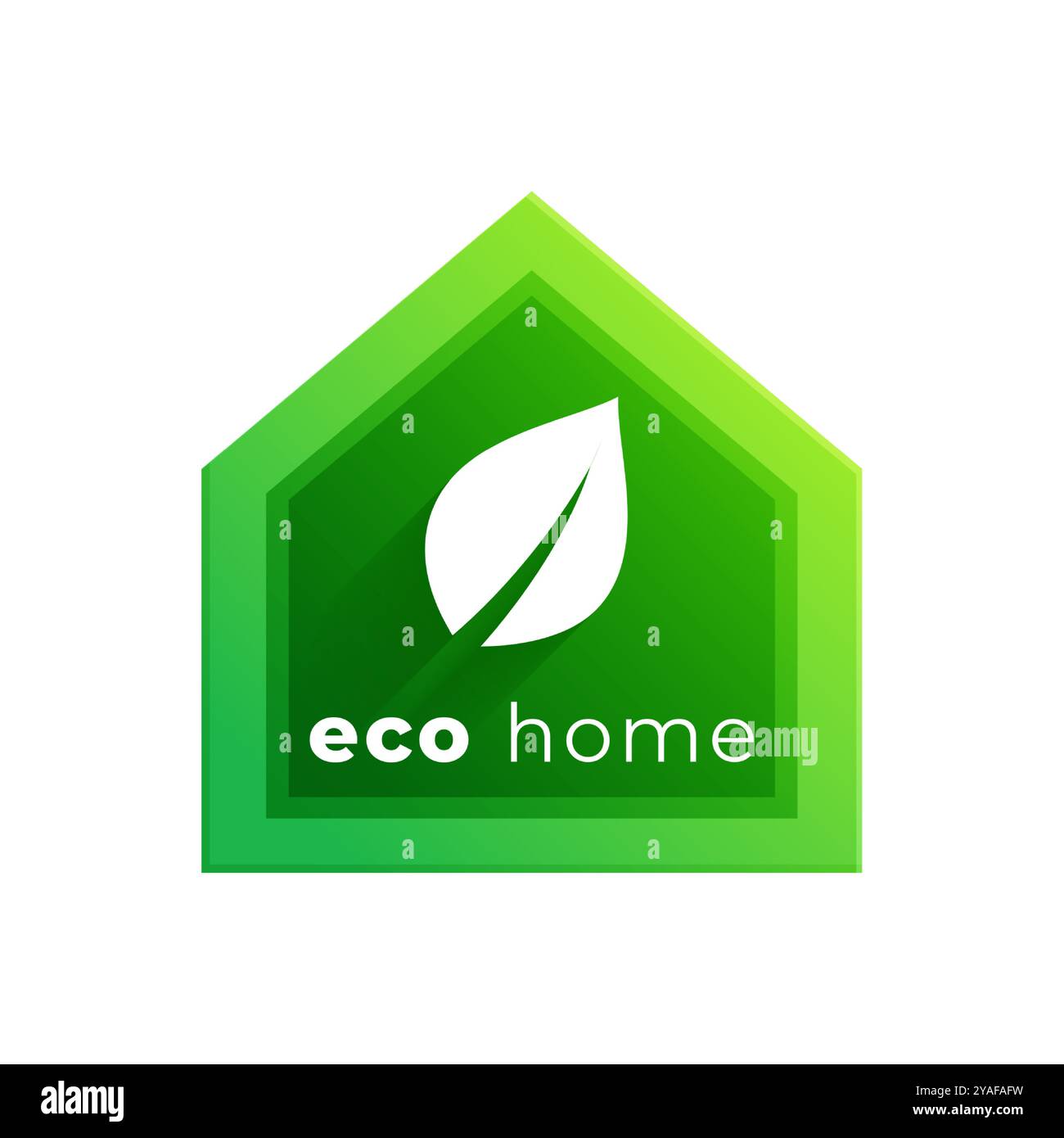 organic and natural eco home symbol background design vector Stock ...