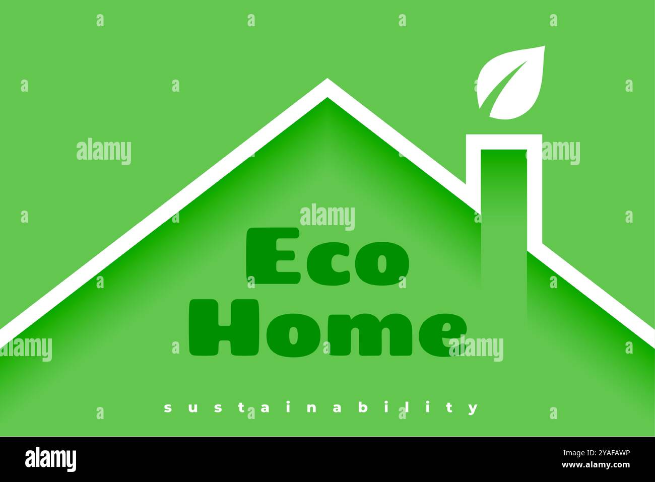 eco friendly green housing concept background design vector Stock ...