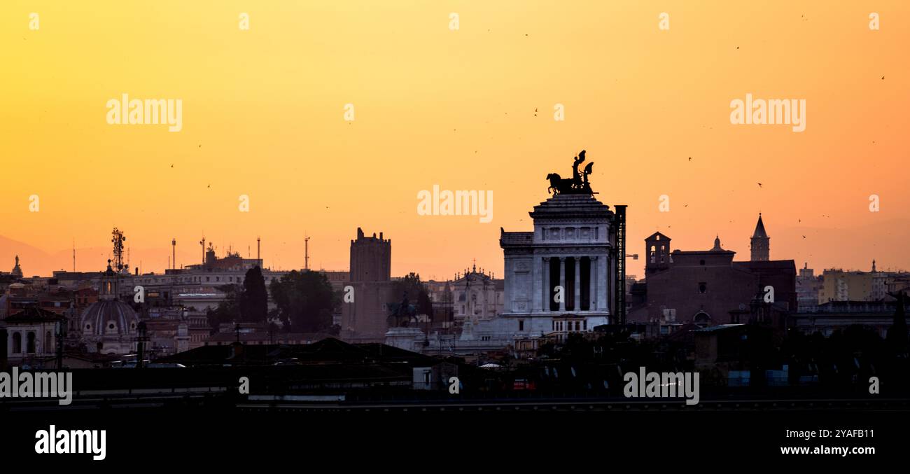 Sunrise over rome from hi-res stock photography and images - Alamy