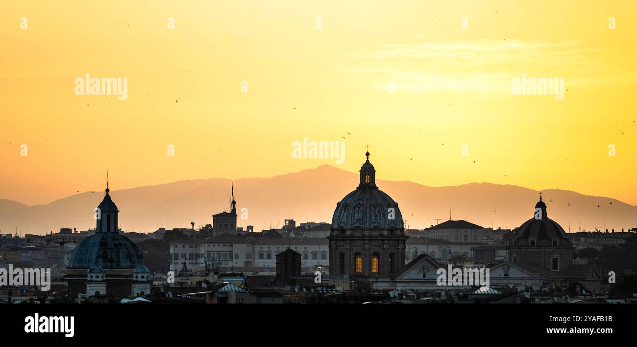 Sunrise over rome from hi-res stock photography and images - Alamy