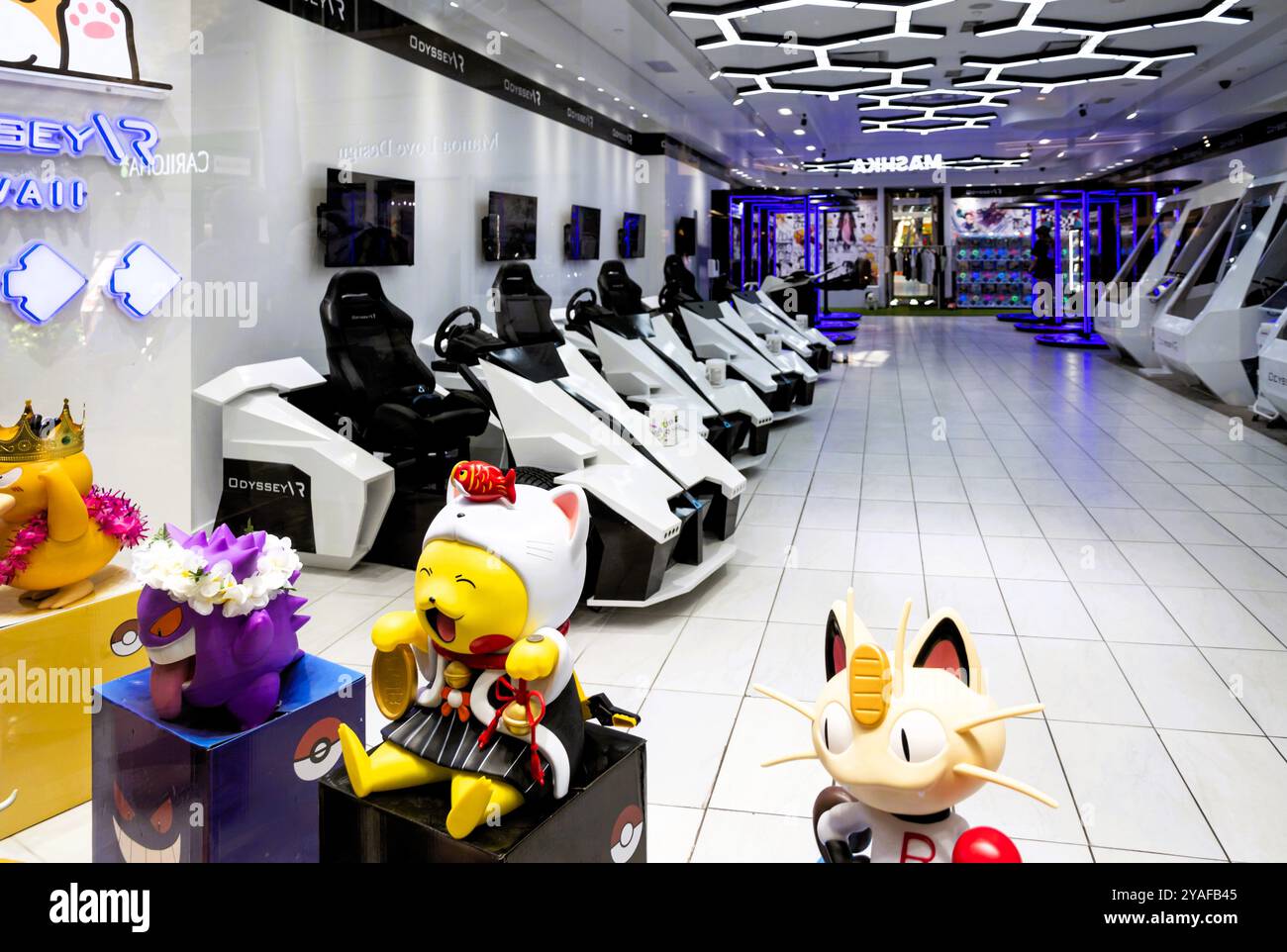 Oahu, Hawaii, USA - February 26th, 2024: View of the Odyssey VR Hawaii ...