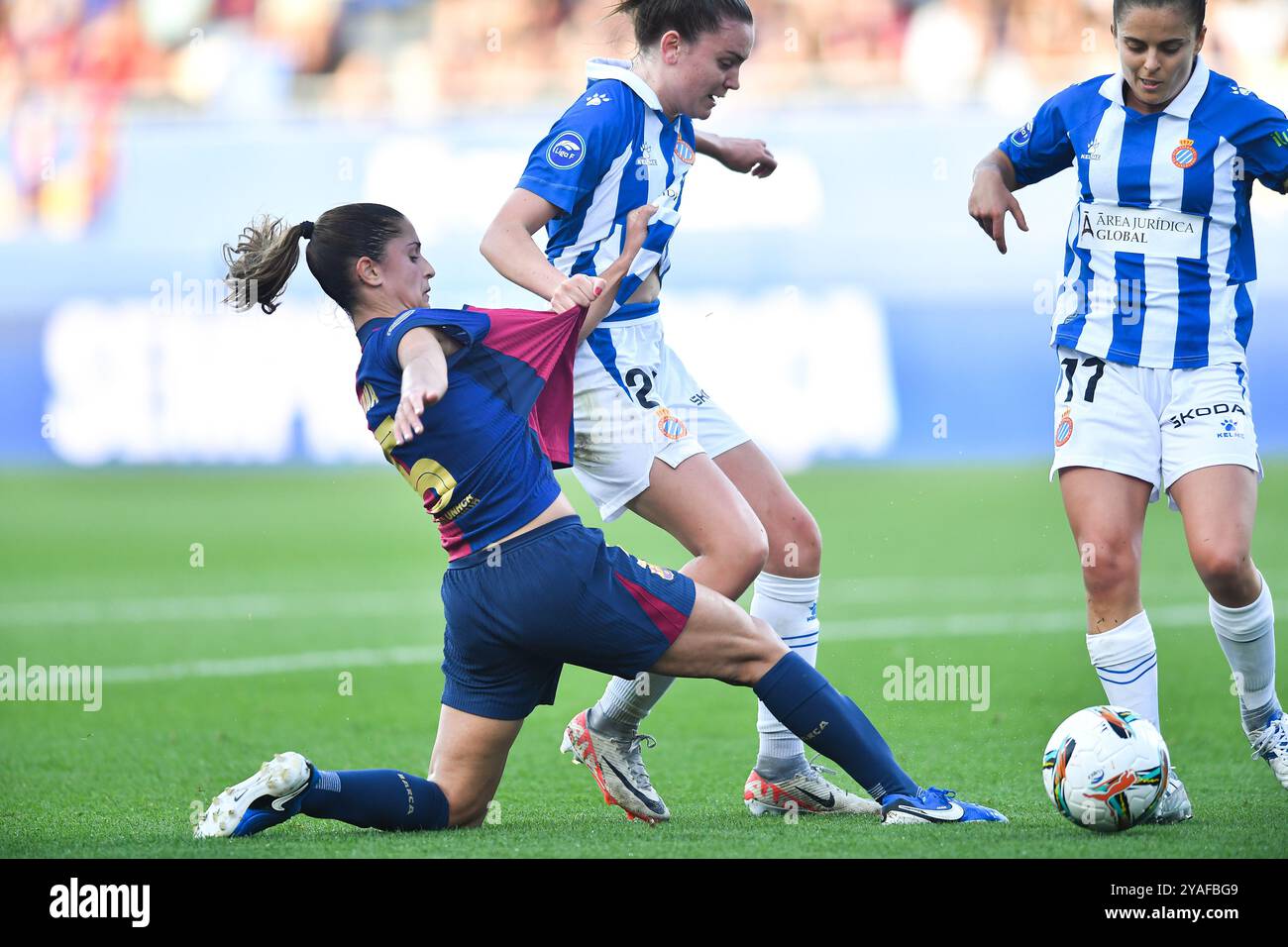 Barcelona, Esp. 13th Oct, 2024. FC BARCELONA vs RCD ESPANYOL. October ...