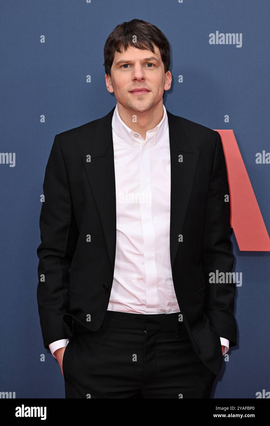 London, UK. October 13th, 2024. Jesse Eisenberg arriving at the BFI ...