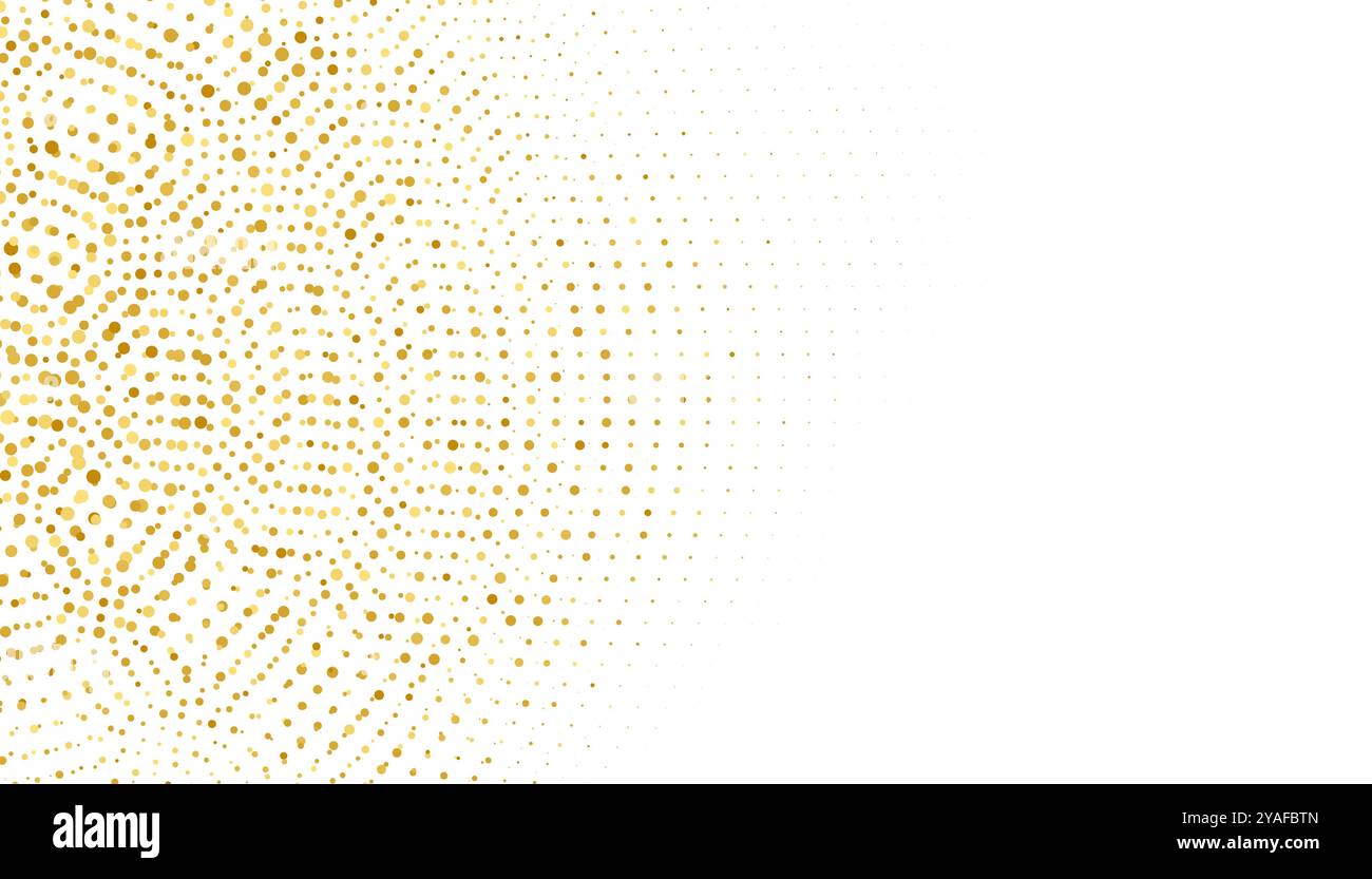 luxurious golden halftone pattern white background for modern backdrop ...