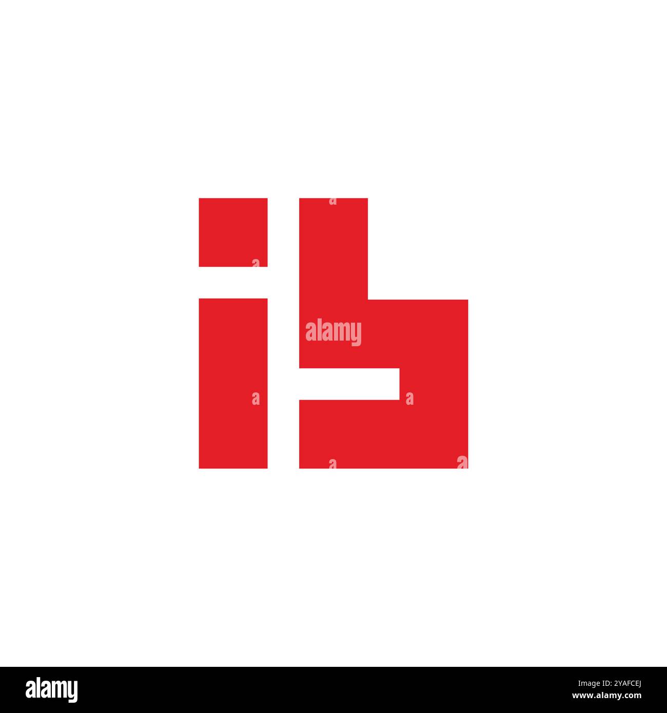 letter ib geometric simple line logo vector Stock Vector Image & Art ...