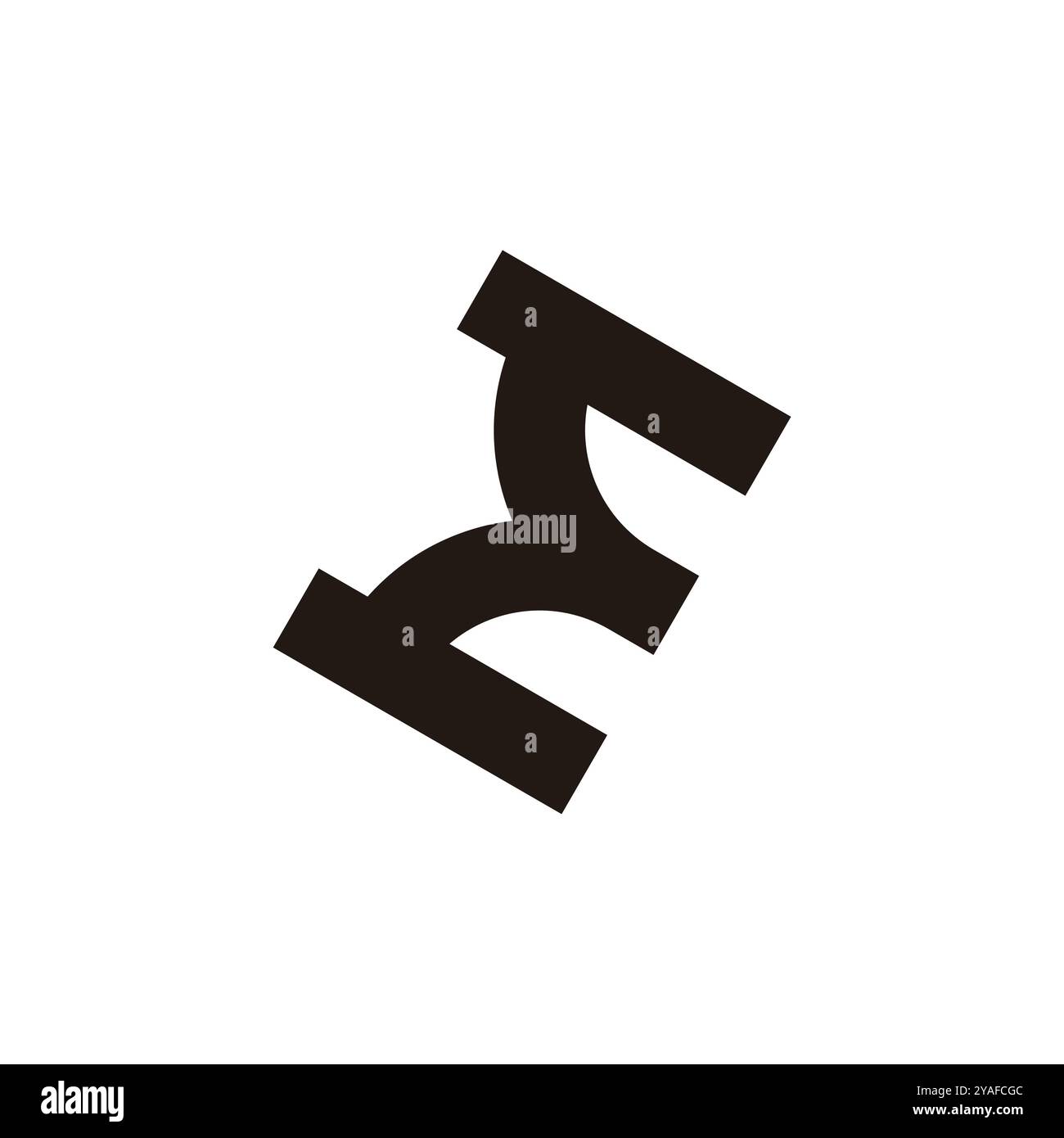 letter em simple geometric lines logo vector Stock Vector Image & Art - Alamy