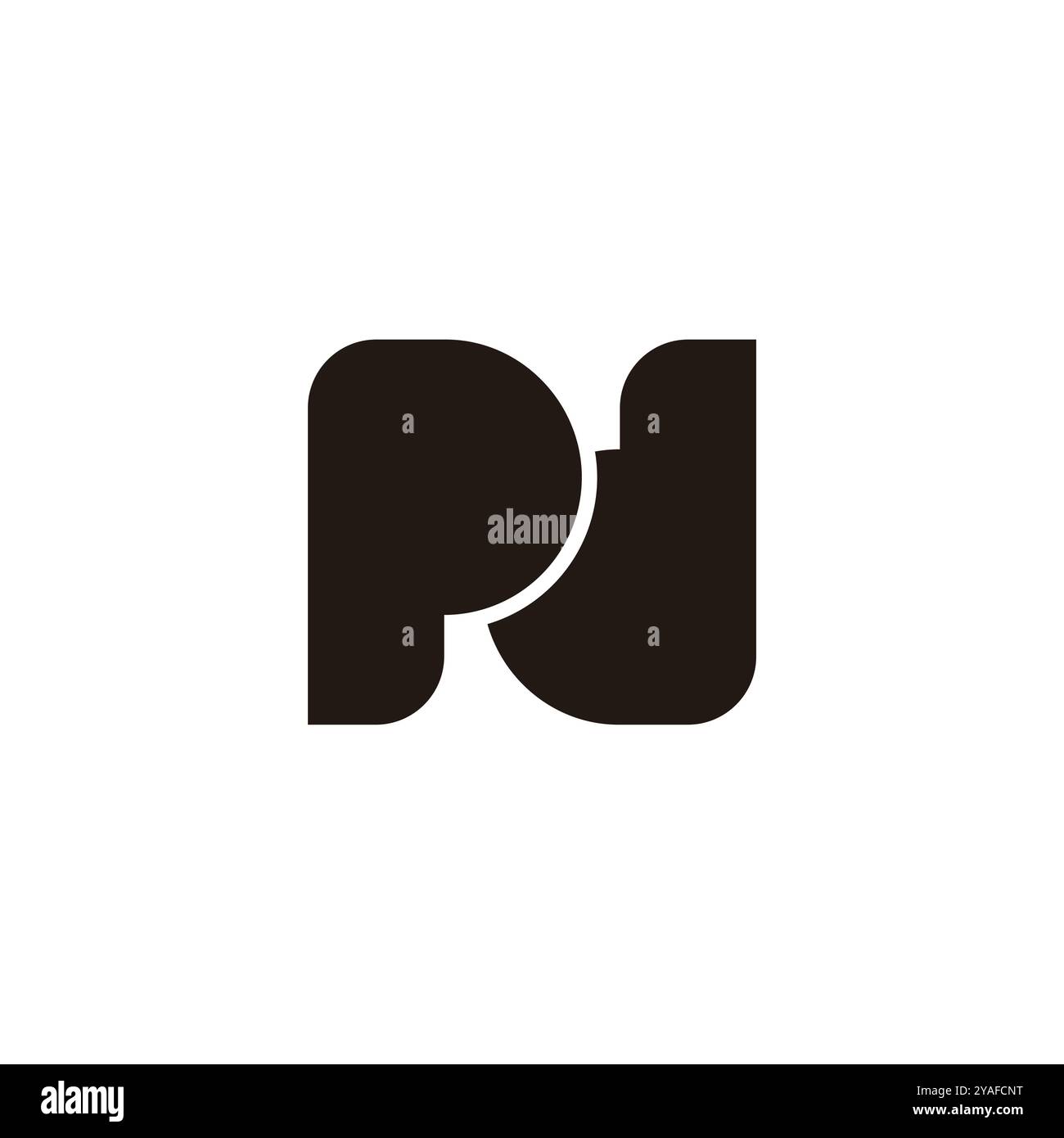 letter npd simple geometric doodle logo vector Stock Vector Image & Art ...