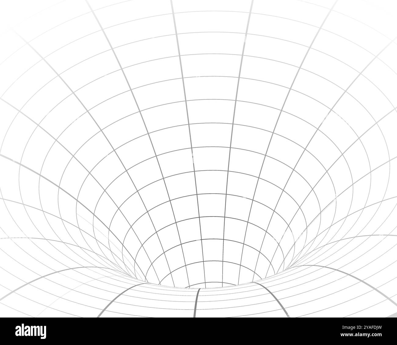 abstract wormhole or tunnel wireframe layout graphic design Stock ...
