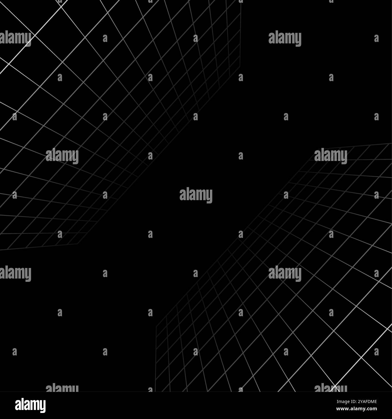 abstract perspective grid lines on black background Stock Vector Image ...