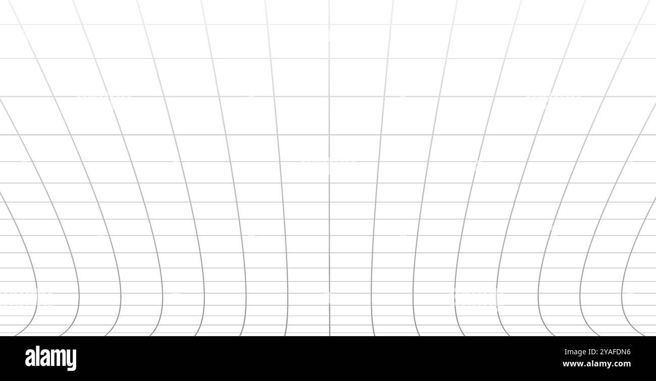 Abstract Curved Perspective Grid Lines Layout Template Design Stock Vector Image And Art Alamy