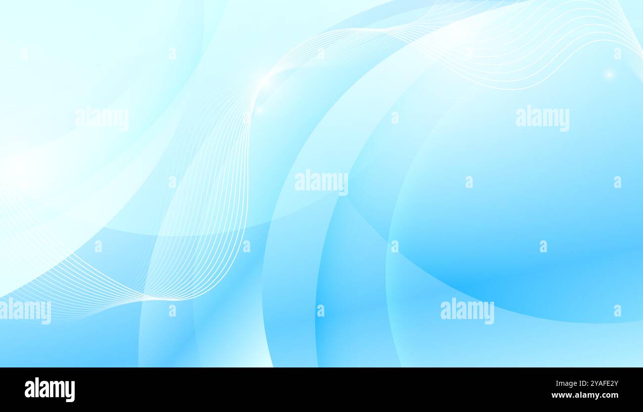 abstract business blue wavy line movement banner design vector Stock ...