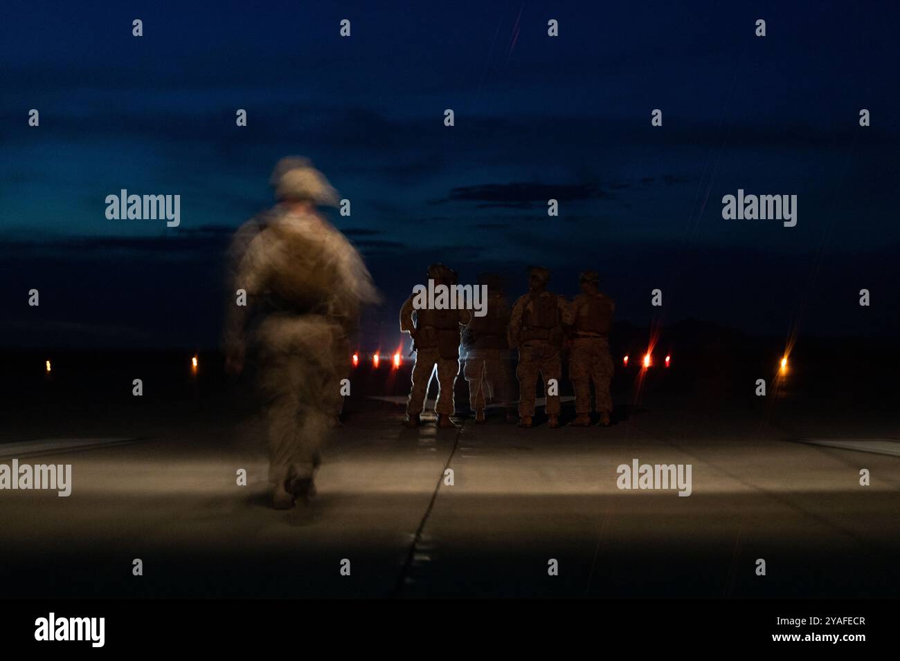 U.S. Marines with Marine Aviation Weapons and Tactics Squadron One ...