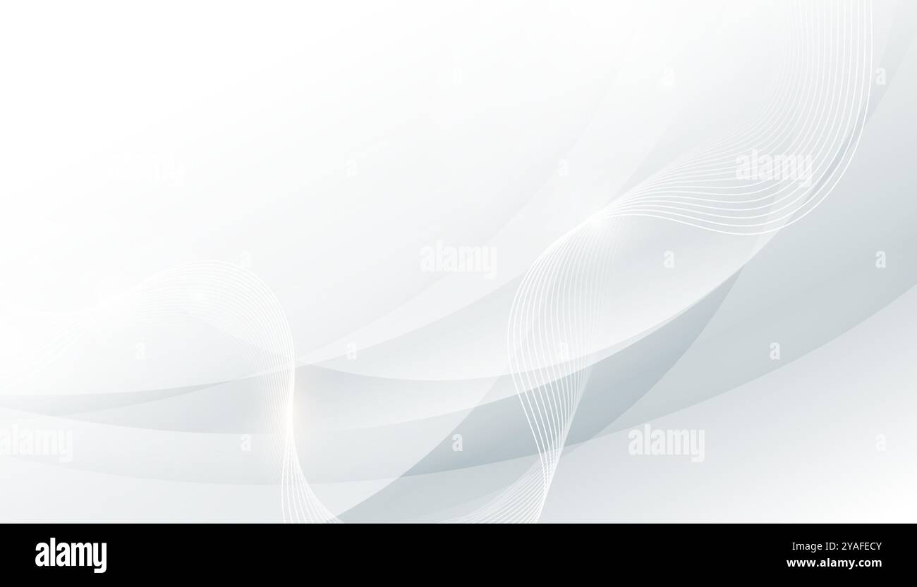 modern and elegant dynamic wavy line backdrop design vector Stock ...