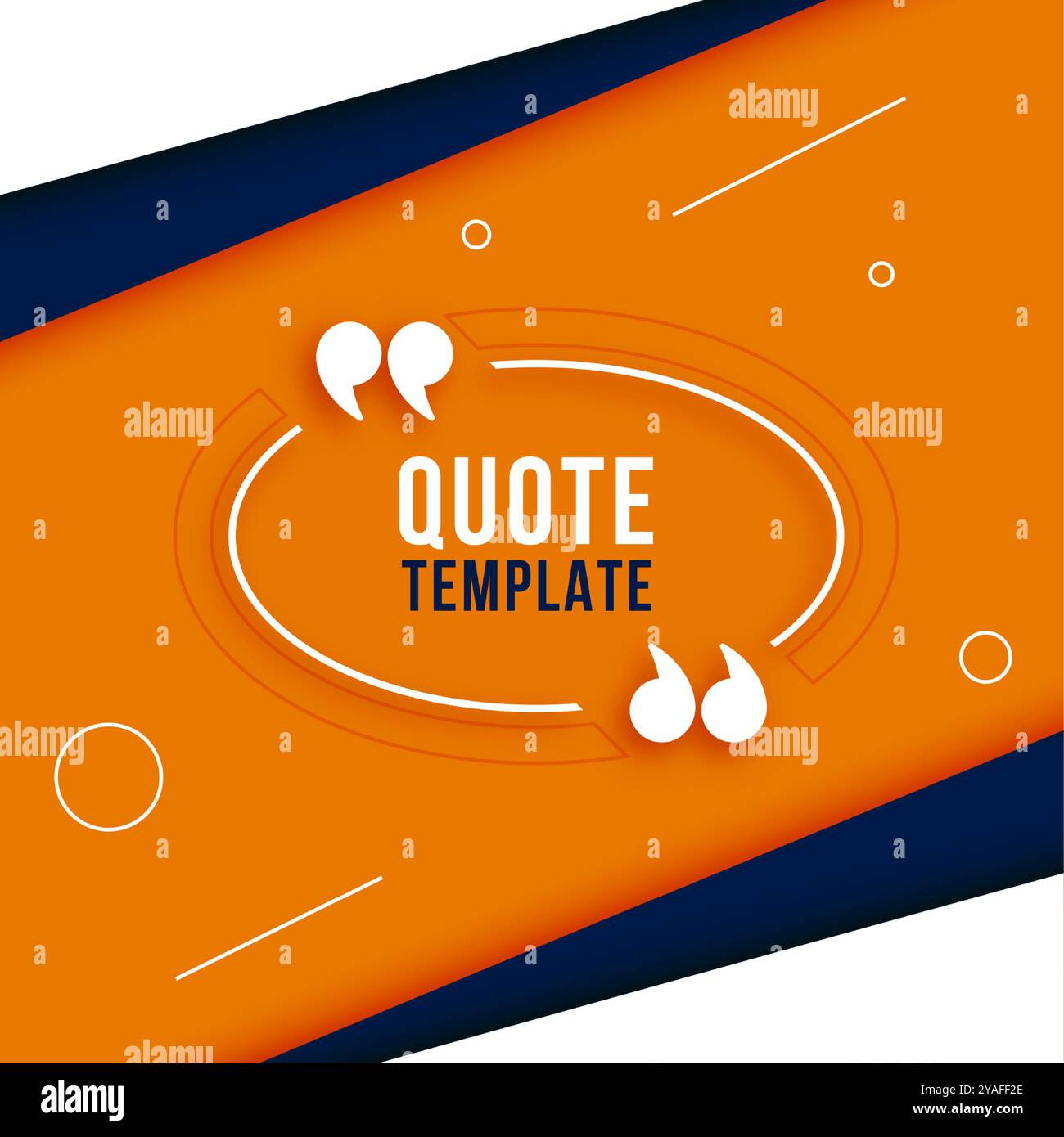 paper style quote frame background with text space vector Stock Vector ...