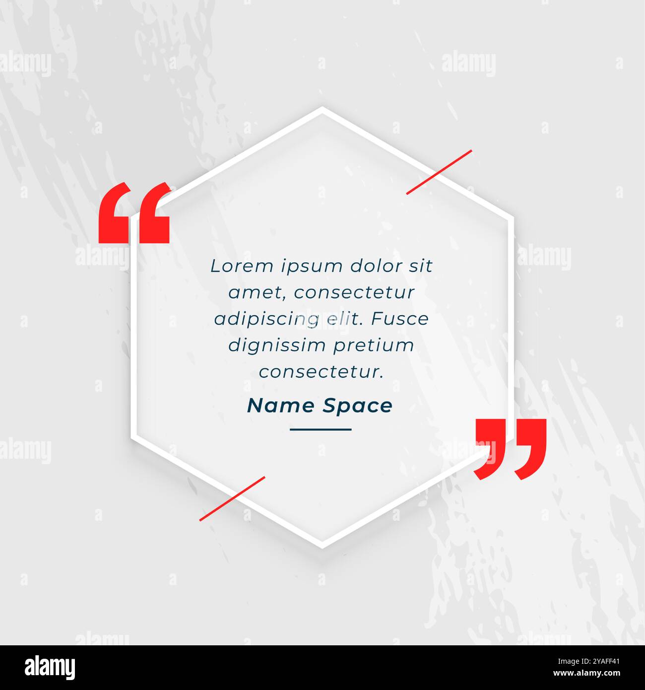 quotation text template with a simple frame vector Stock Vector Image ...