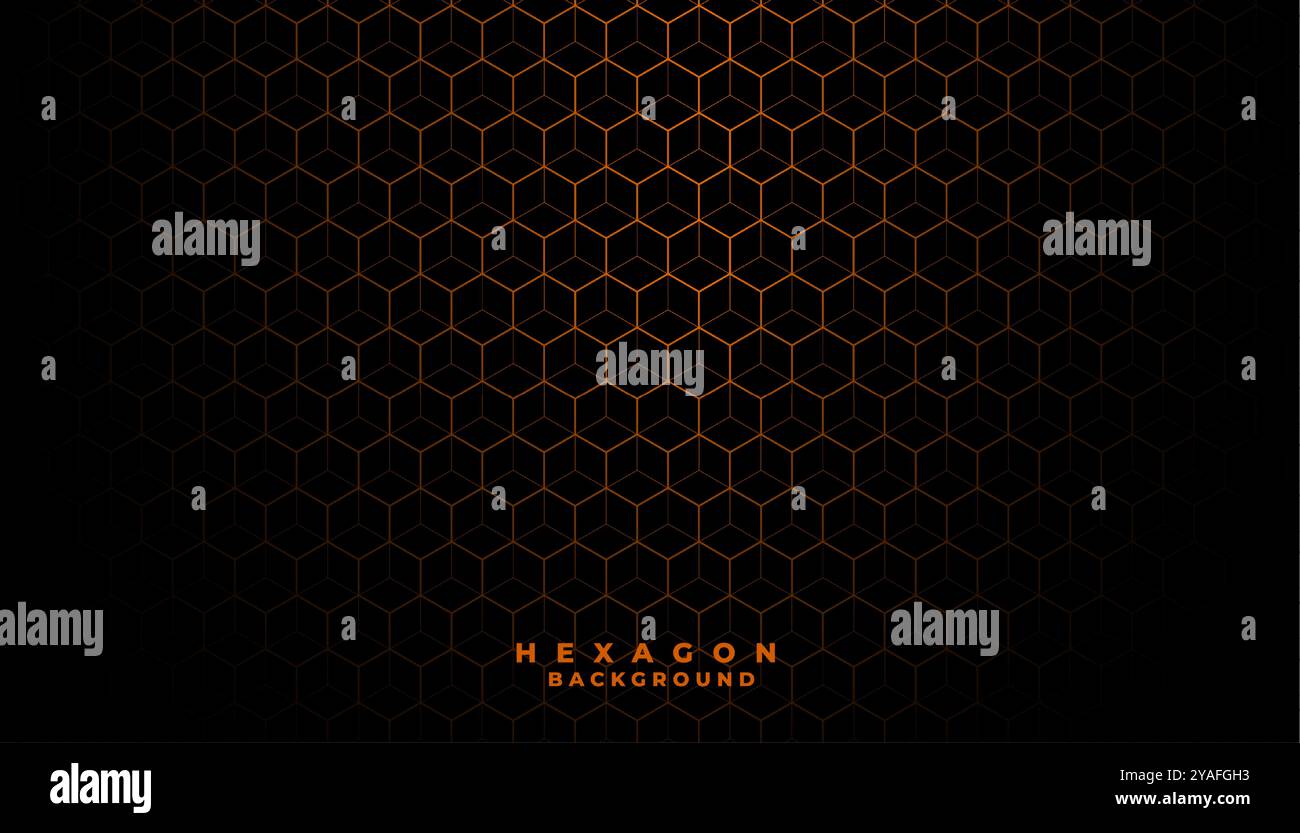 3d style glowing hexagonal pattern background for modern backdrop ...