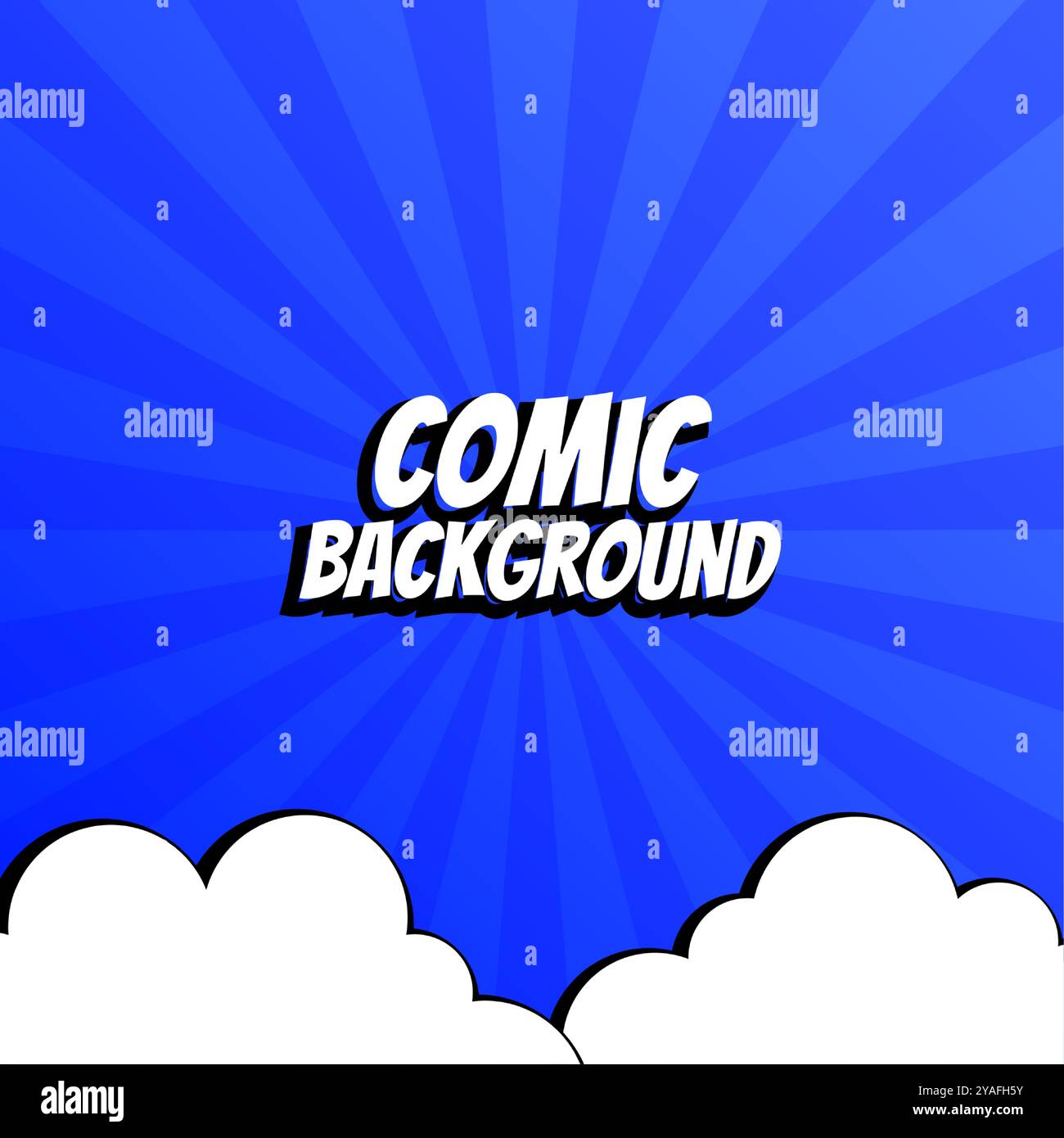 comic chat bubble burst background with rays of expression vector Stock ...
