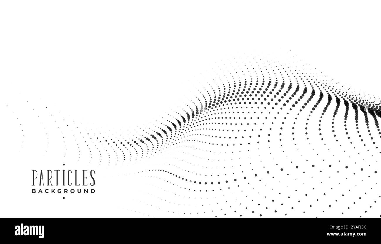 Simple abstract particle background Black and White Stock Photos ...