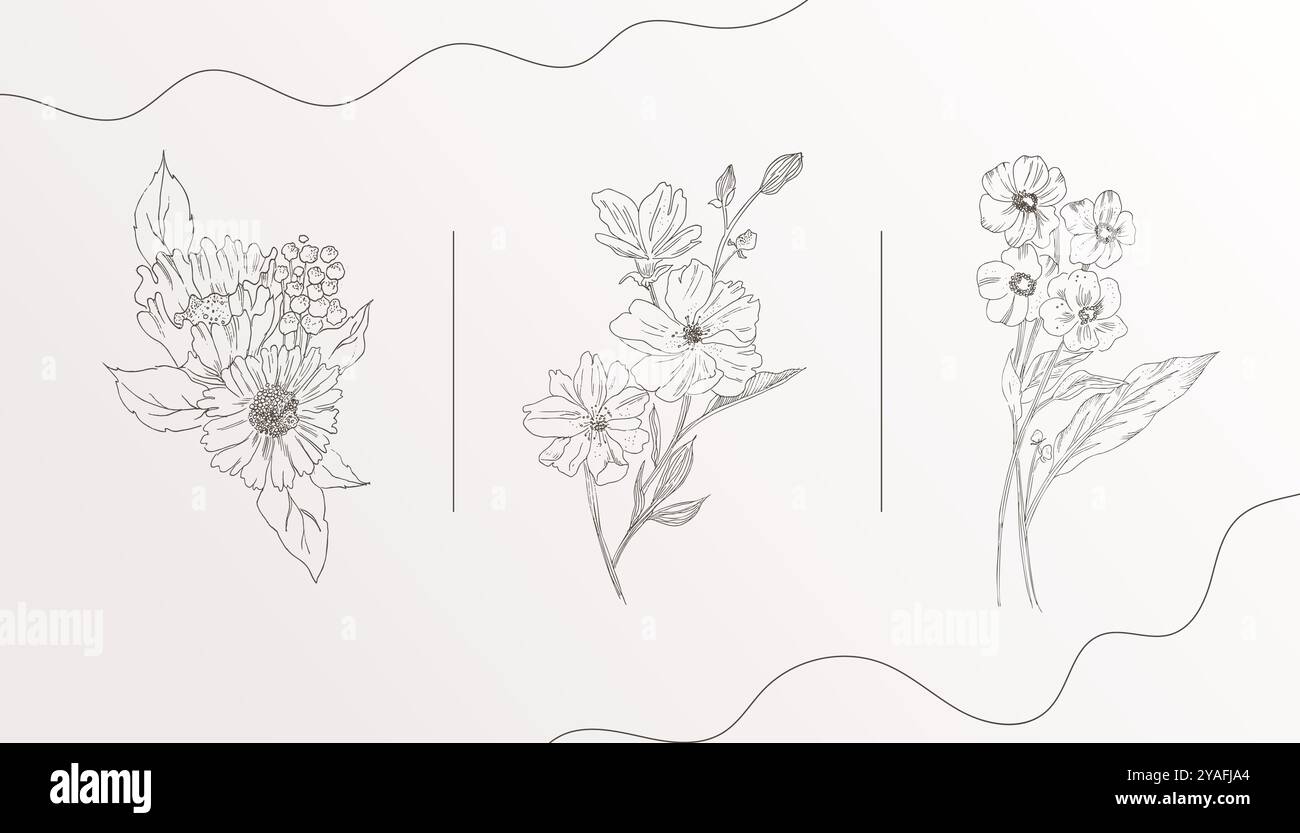 Floral design pack hi-res stock photography and images - Alamy