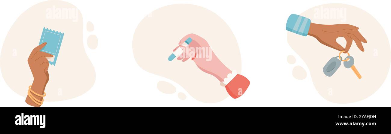 Hand Gesture Cartoon Icon Stock Vector Image & Art - Alamy