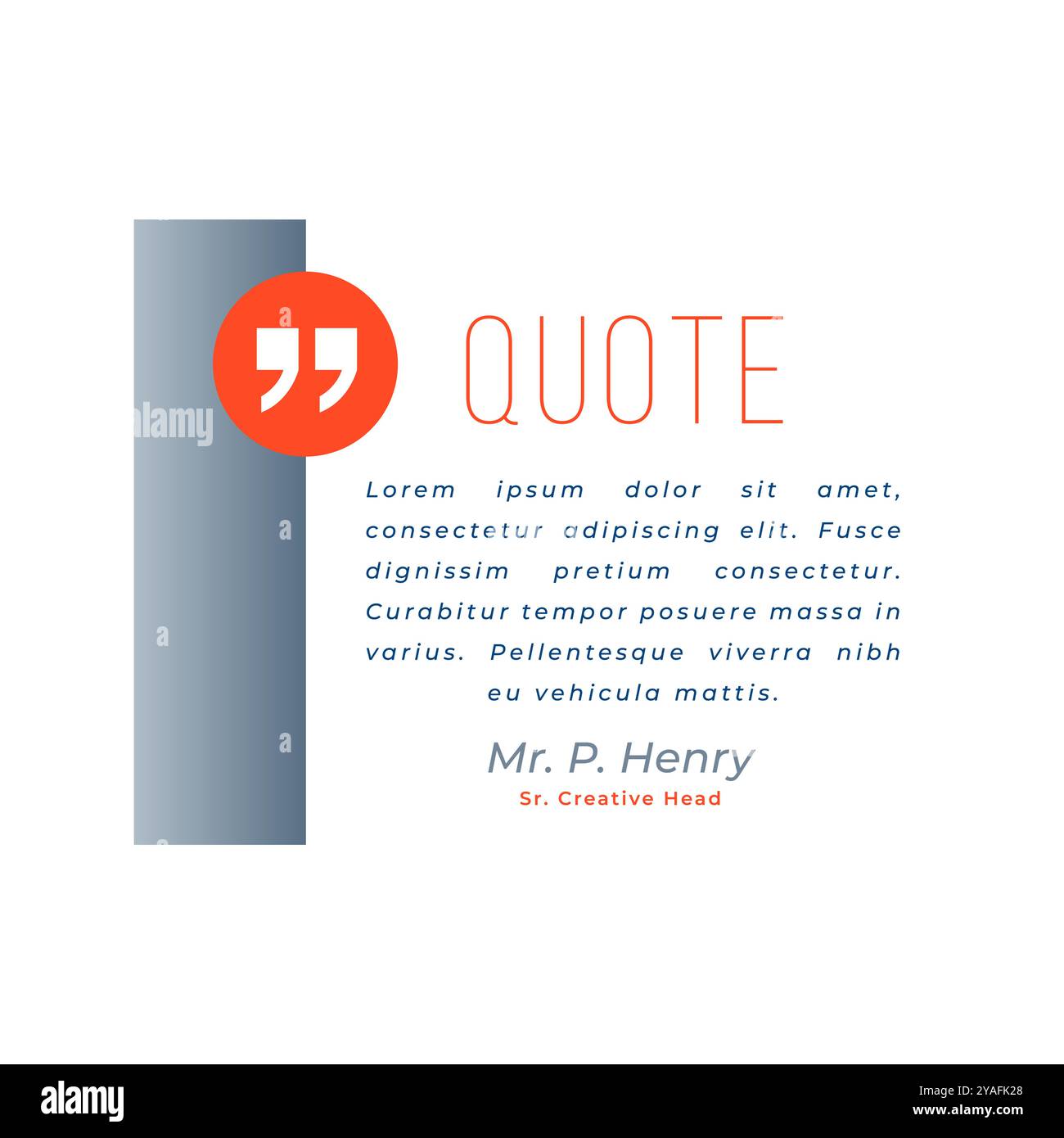 modern testimonial motivational background with commas design vector ...