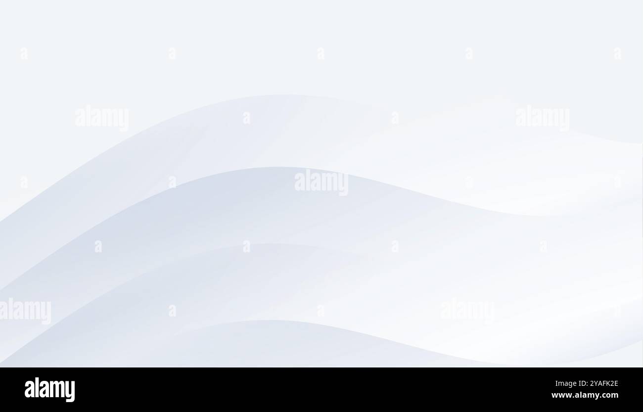 neumorphic white layer abstract wallpaper with empty space vector Stock ...