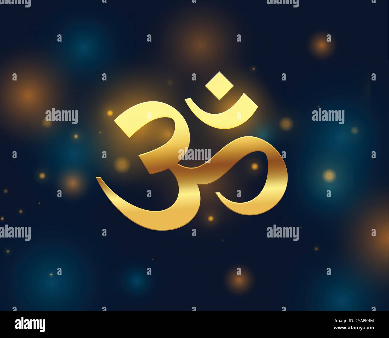 om iconic symbol of hinduism for indian culture and tradition vector ...