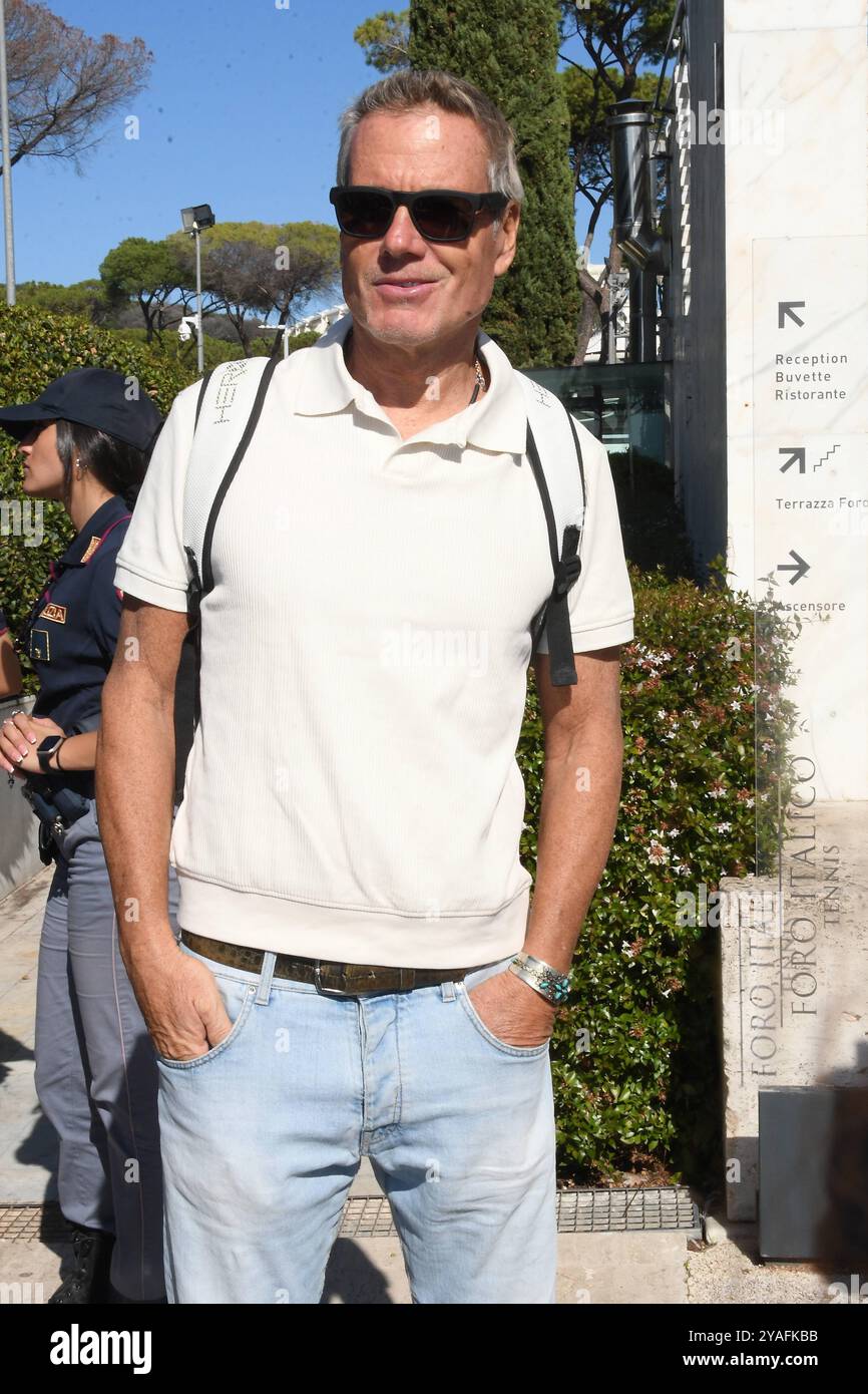 Rome, Foro Italico Tennis & Friends 2024, In the photo: Jimmy Ghione ...