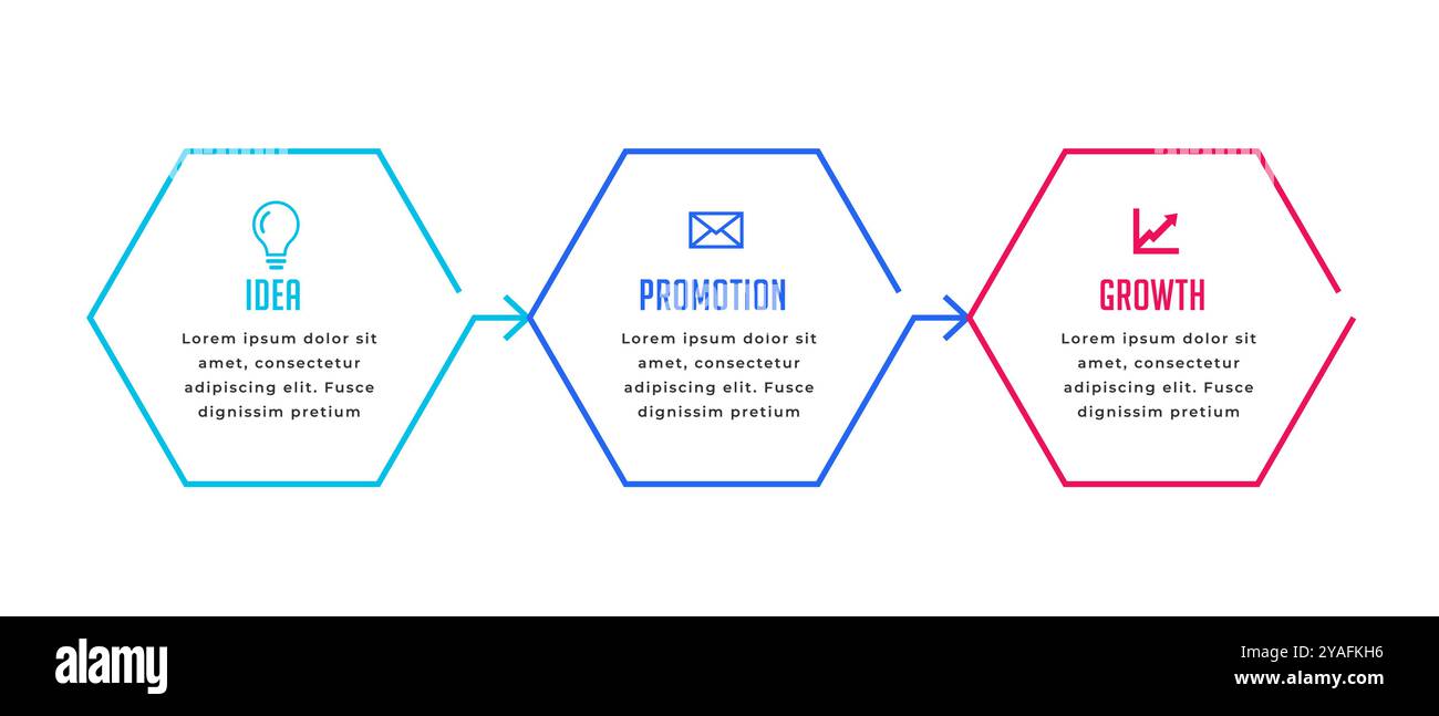 3 steps infographic process chart template for business visualizing ...