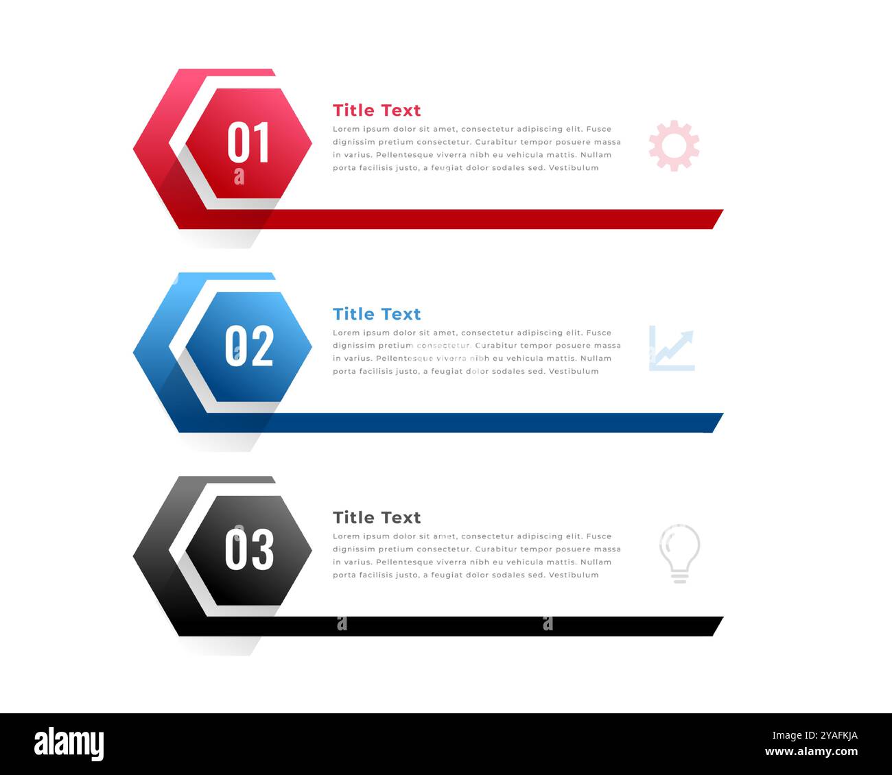 3 steps business infographic flowchart template for marketing vector ...