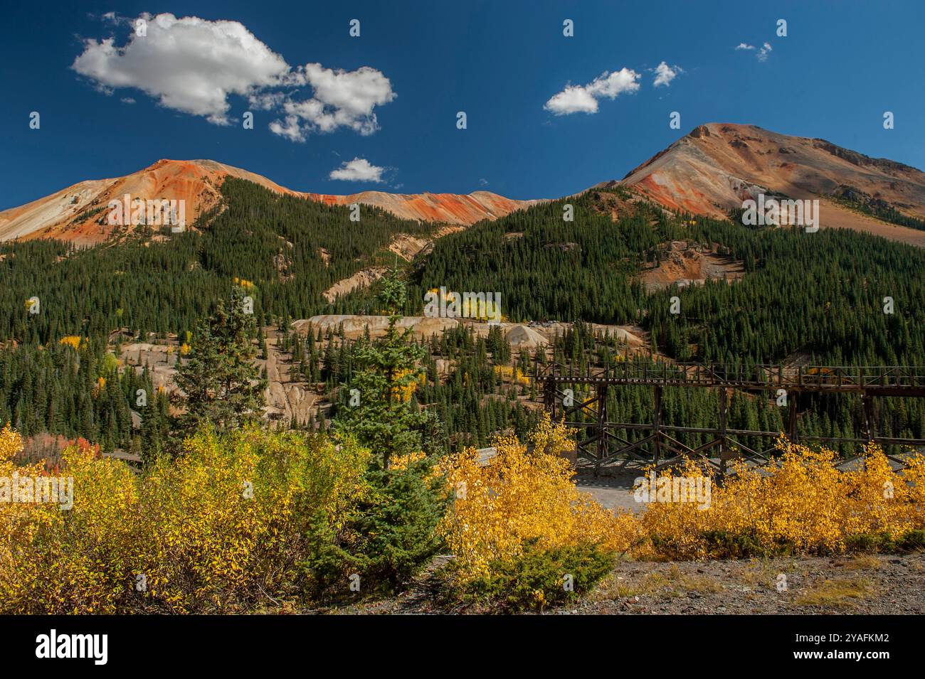 Colorado's Red Mountain #2 (L) and Red Mountain #3 (R) loom over the ...