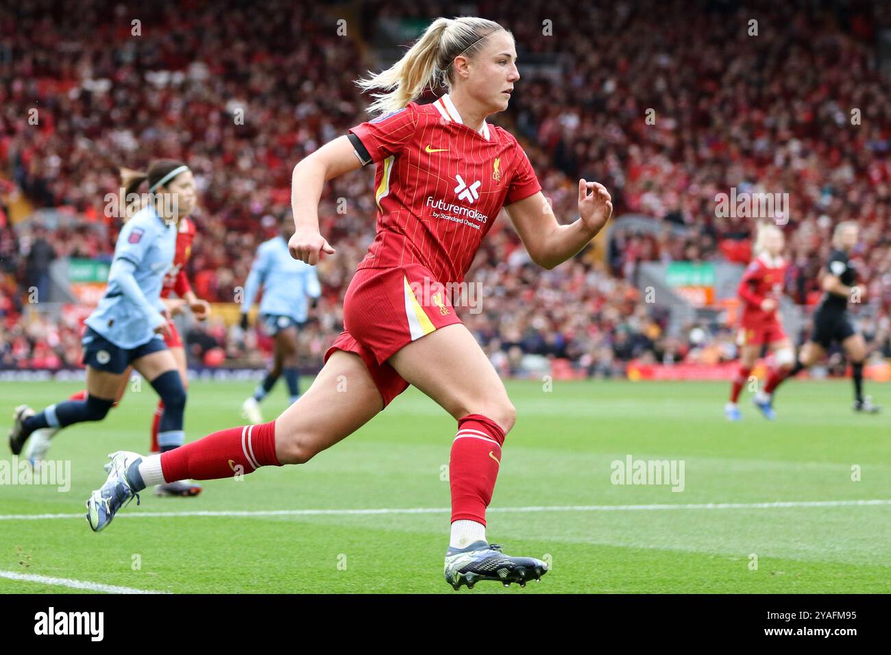 Liverpool, UK. 13th Oct, 2024. Anfield, Liverpool, England, October ...