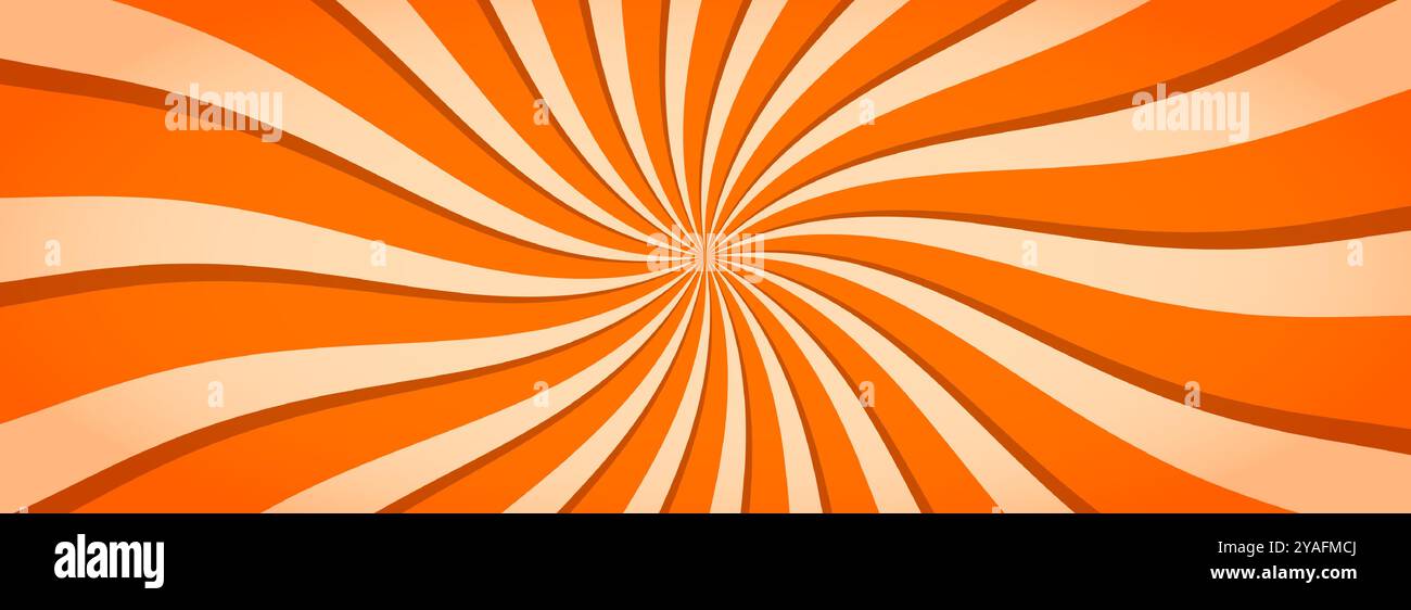 Caramel colored sunburst background. Salted caramel ice cream sunbeam pattern design. Orange ...