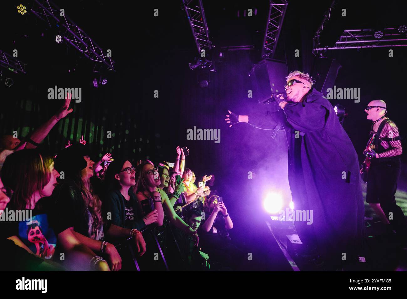 Zurich, Switzerland. 13th, October 2024. The Finnish rapper and singer ...