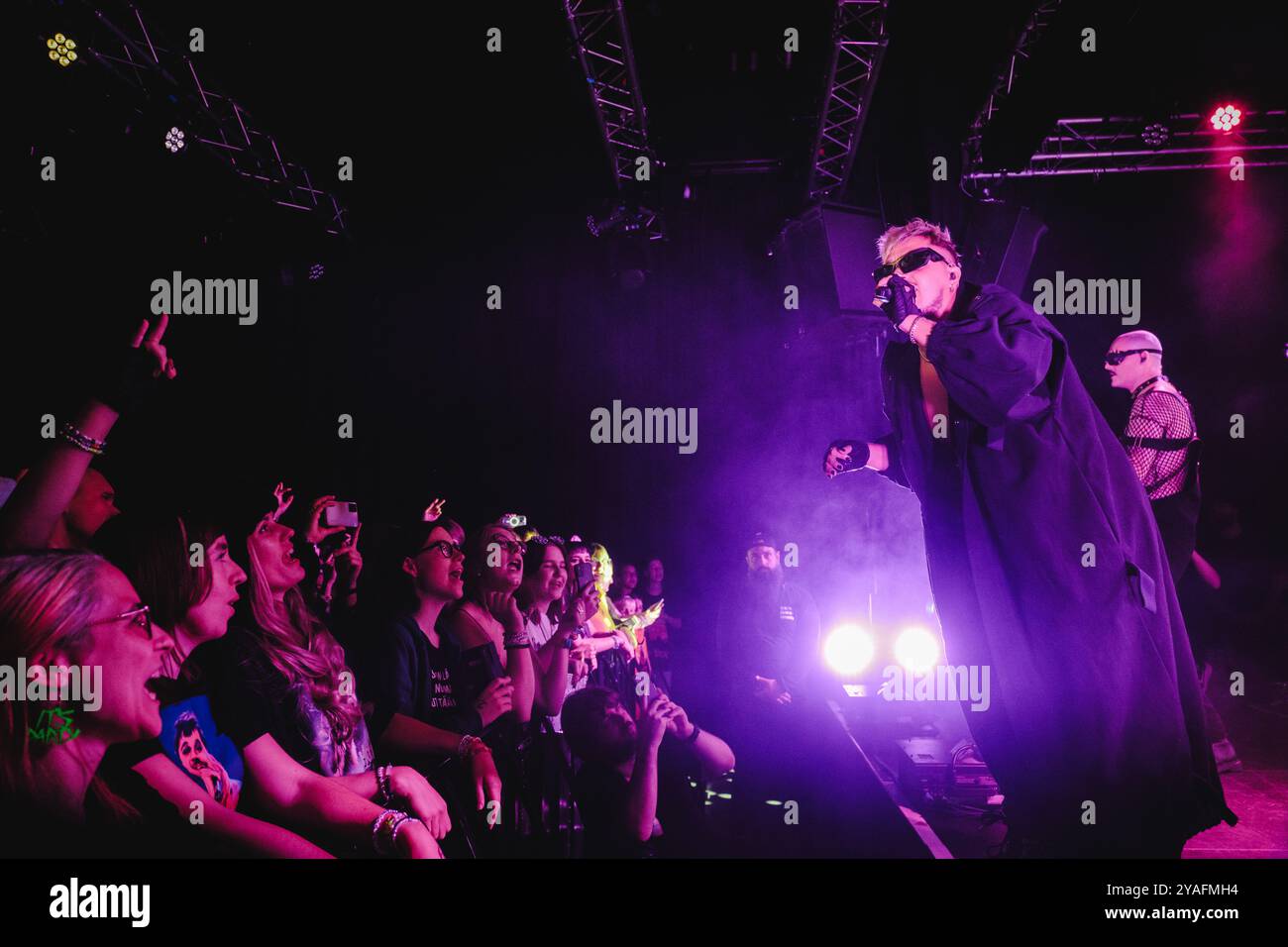 Zurich, Switzerland. 13th, October 2024. The Finnish rapper and singer ...