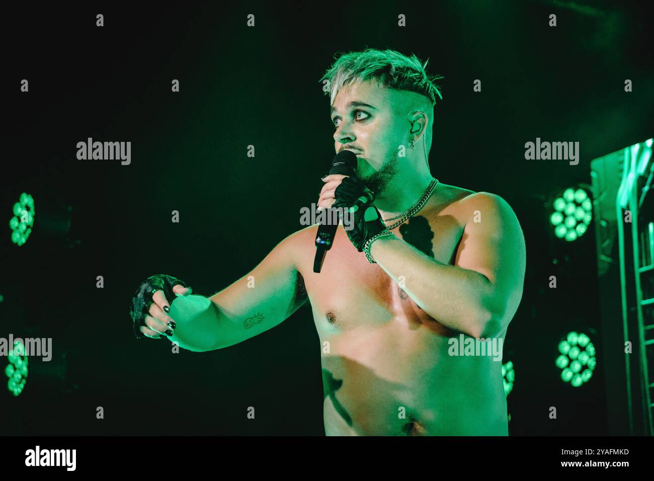 Zurich, Switzerland. 13th Oct, 2024. The Finnish rapper and singer ...